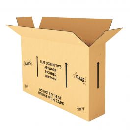 TOTALPACK® 60 x 9 x 36" Fits up to 60" TV Box Printed in English and ...