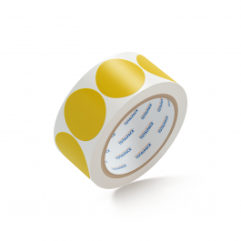 TOTALPACK® 2" Yellow Inventory Circle 1000 Labels per Roll