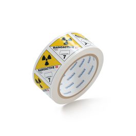 TOTALPACK® 4 x 4" - "Radioactive" #3 500 Labels per Roll