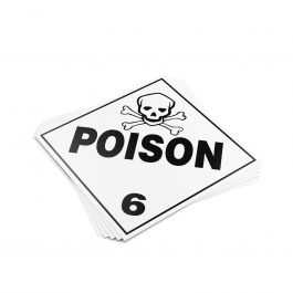 TOTALPACK® Label for Truck "Poison #6" 25 Units